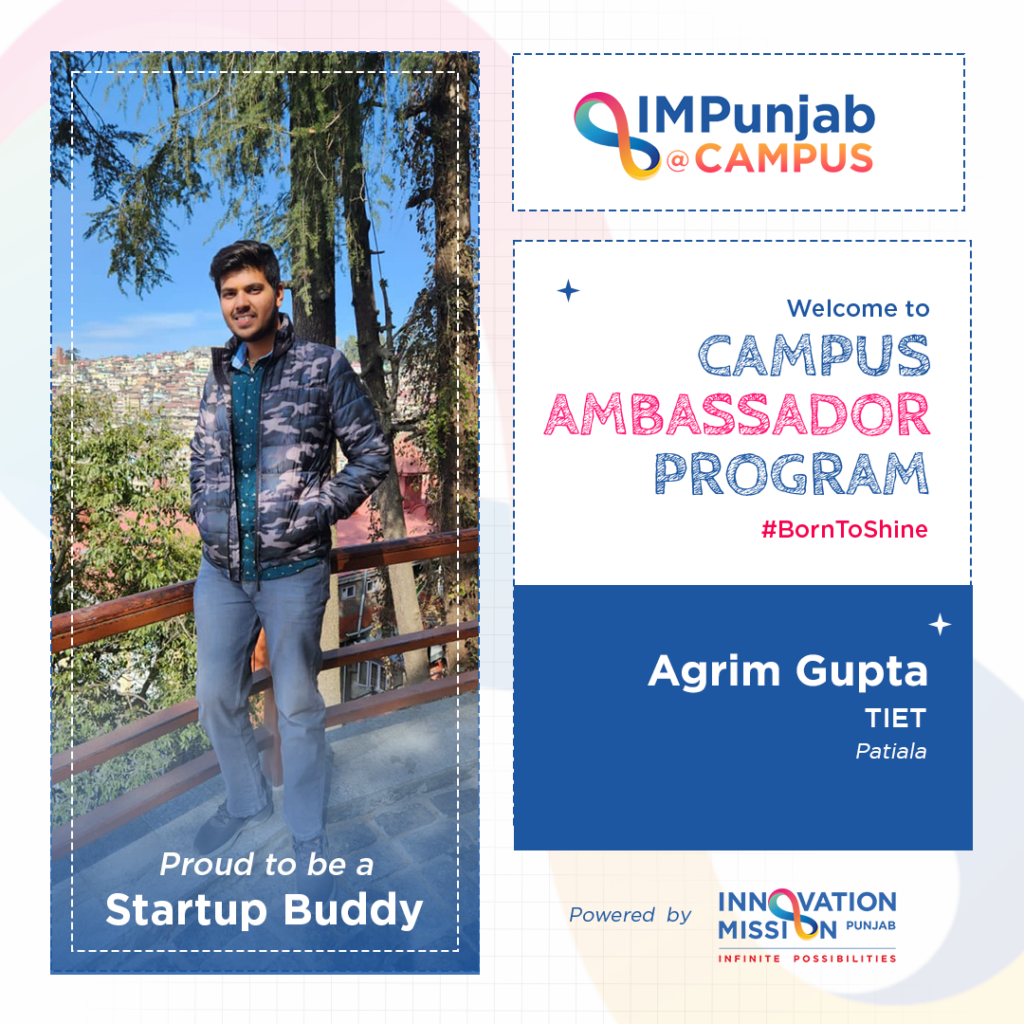 Agrim Gupta - Innovation Mission Punjab